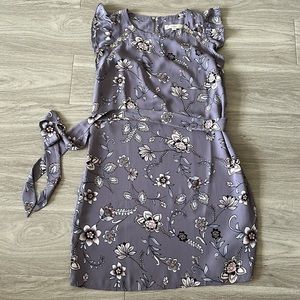 LOFT | Dresses | Nwt Loft Floral Ruffle Sleeve Shift Dress | Poshmark